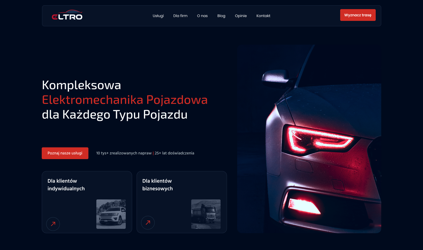 Eltro - Elektromechanika pojazdowa Kaźmierz